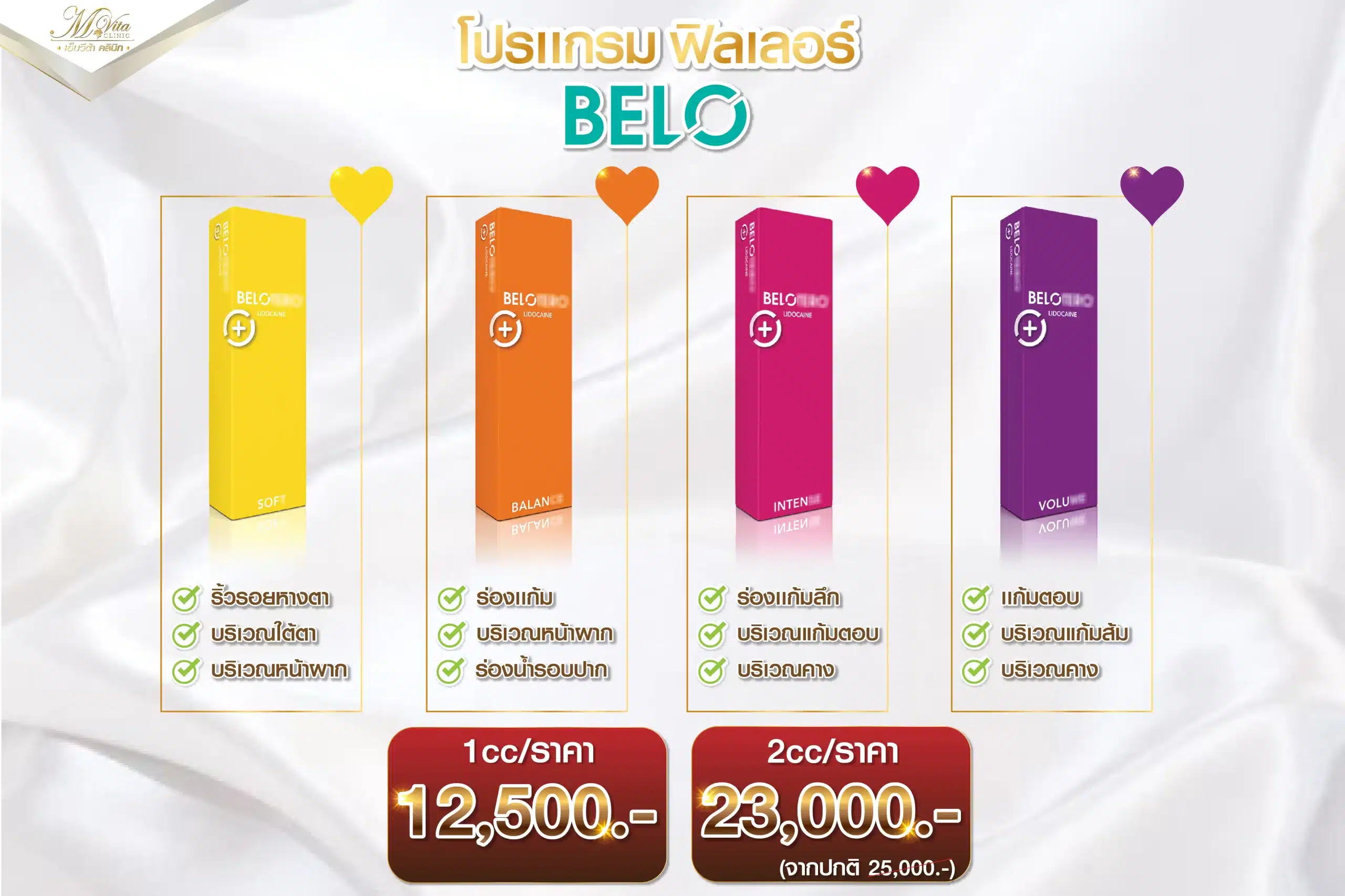 ฟิลเลอร์ Belotero Filler ดีอย่างไร มีกี่ประเภท ฉีดบริเวณไหนได้บ้าง